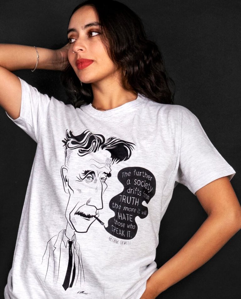 George Orwell T-shirt - 1984 Thoughtcrime Shirts | ALLRIOT