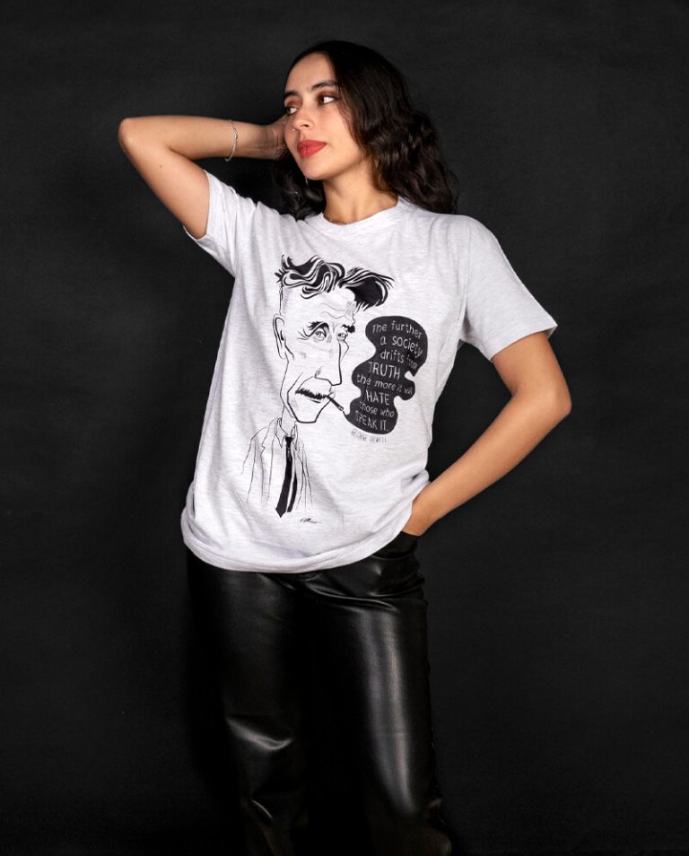 George Orwell T-shirt - 1984 Thoughtcrime Shirts | ALLRIOT